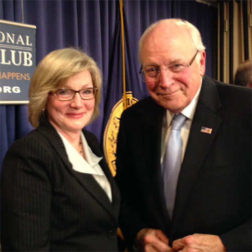 Professor Barbara Cochran Interviews Former Vice President Cheney at ...