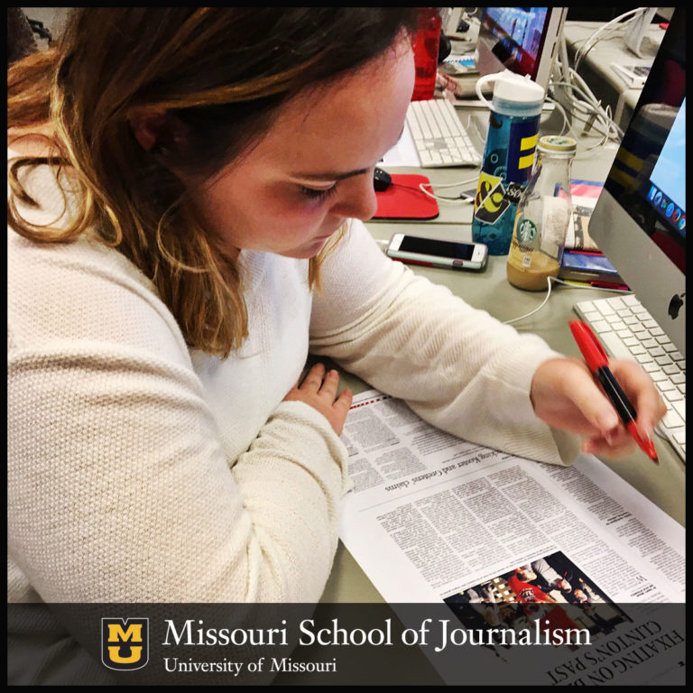 Fall 2016 @Mizzou: Copy Editor, The Story’s First Reader - Mizzou ...